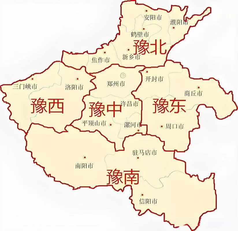 河南高清地图