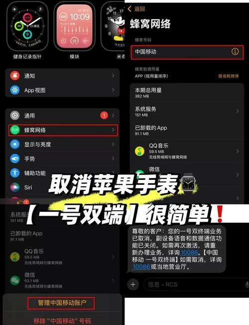 苹果手表怎样取消配对图标
