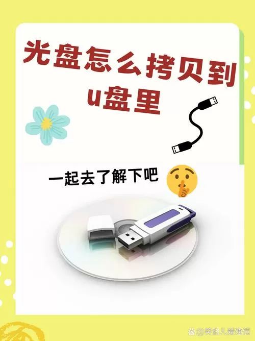 怎样把光盘里的东西复制到u盘图标