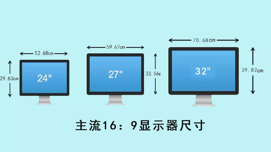 显示屏尺寸图标