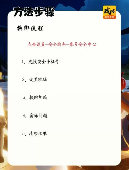 光遇渠道服怎么换绑手机号截图
