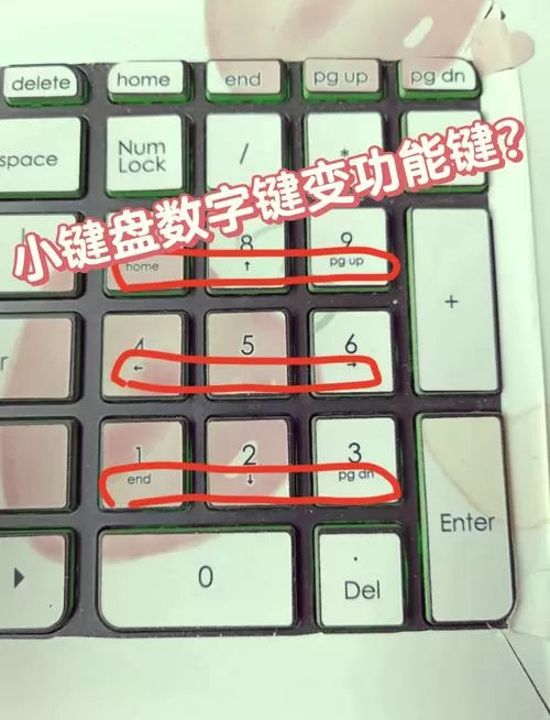 键盘数字键打不出来怎么解锁图标