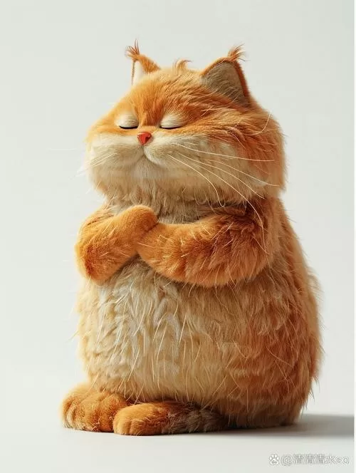 一个棕色动画猫咪的表情包截图