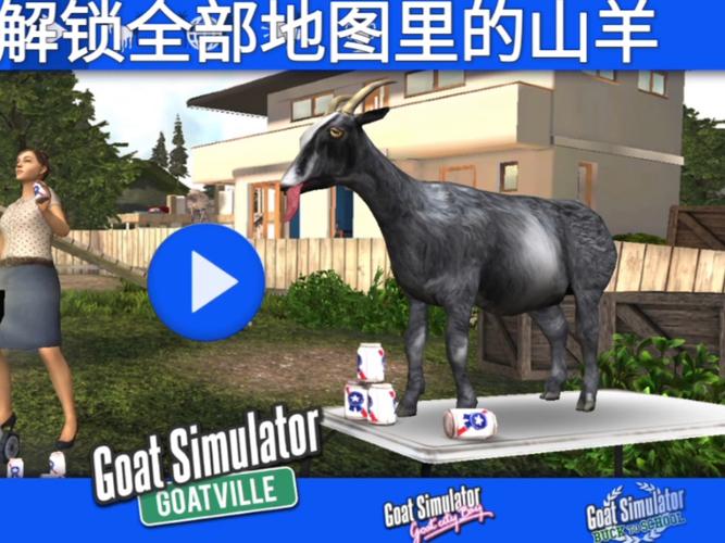 模拟山羊破解版无限羊,全地图版破解版截图