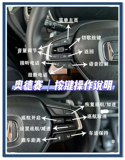 2011款奥德赛中控台按钮图解图标