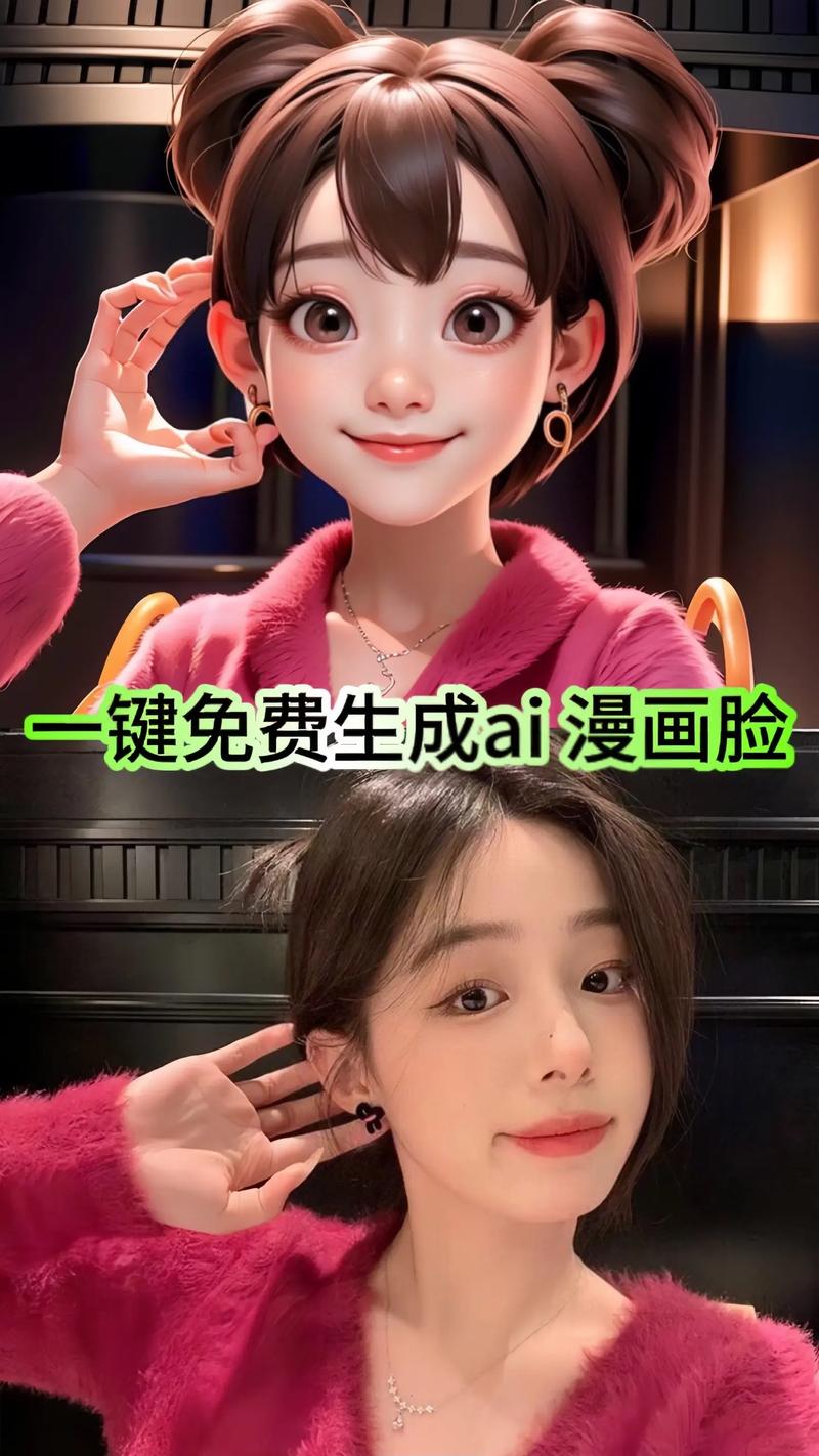 真人照片一键变漫画图脸部特效安卓截图