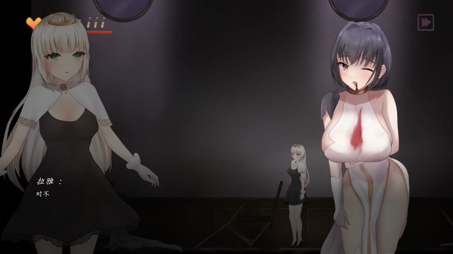 在阴暗的房间中和独孤的女孩桃子