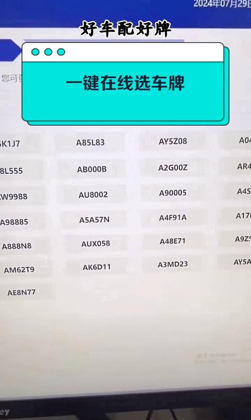车牌选号神器软件截图