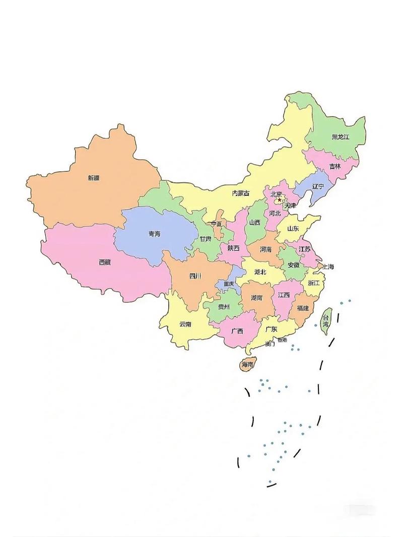 中国省份地图高清版可放大截图