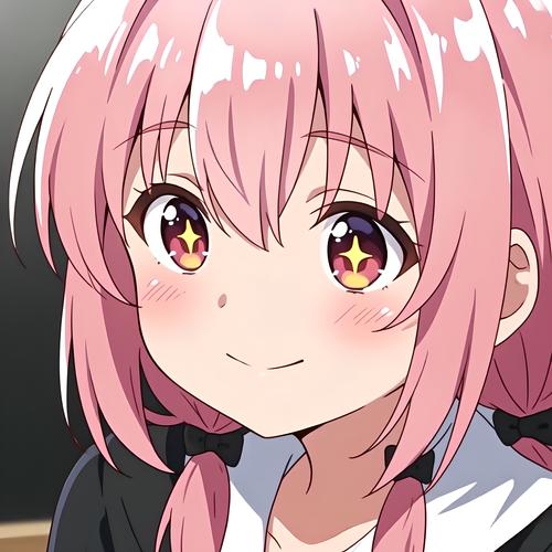JK漫画APP粉头发小女孩头像图标全免版图标