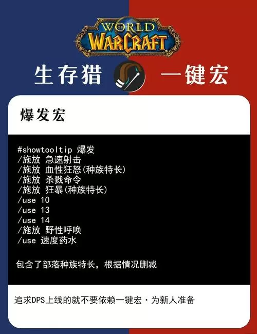 猎人一键宠物宏