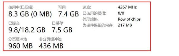 怎么查看内存使用情况截图