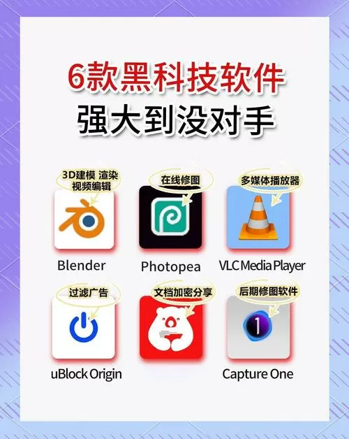 500个黑科技软件图标