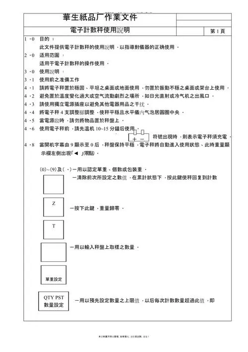 scale电子秤使用说明图标