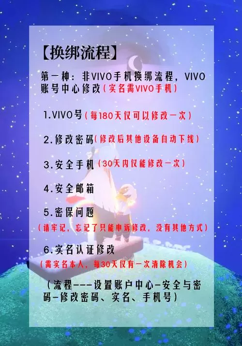 vivo卖号怎么换绑