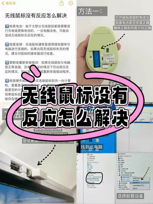 无线鼠标突然没反应怎么办截图