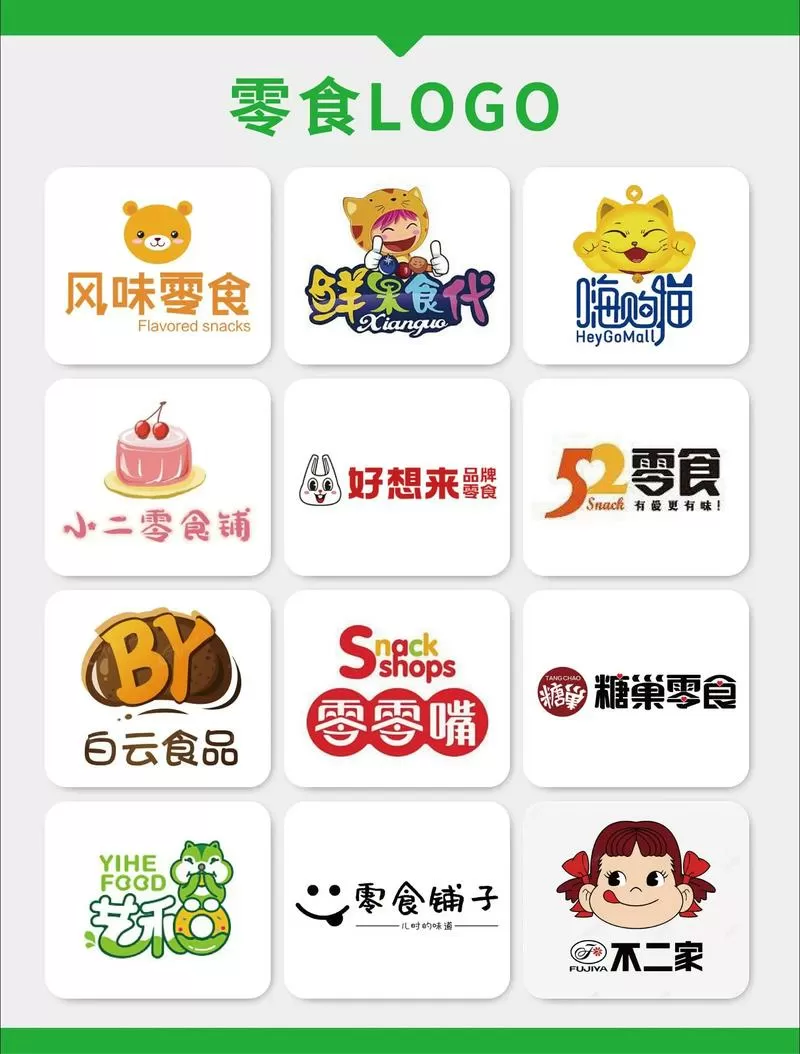 最近很火的零食图标