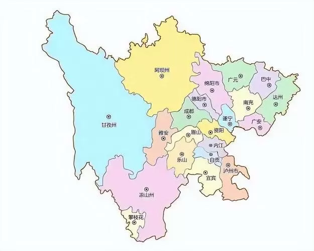 四川省行政地图高清版