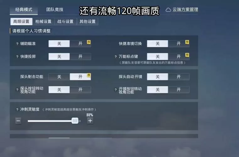 ipadair和平精英改极限帧率截图