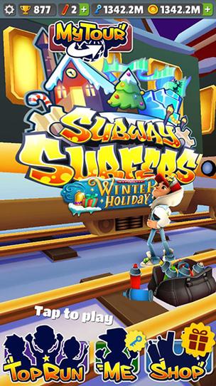 subway surf2012老版远古精简版截图