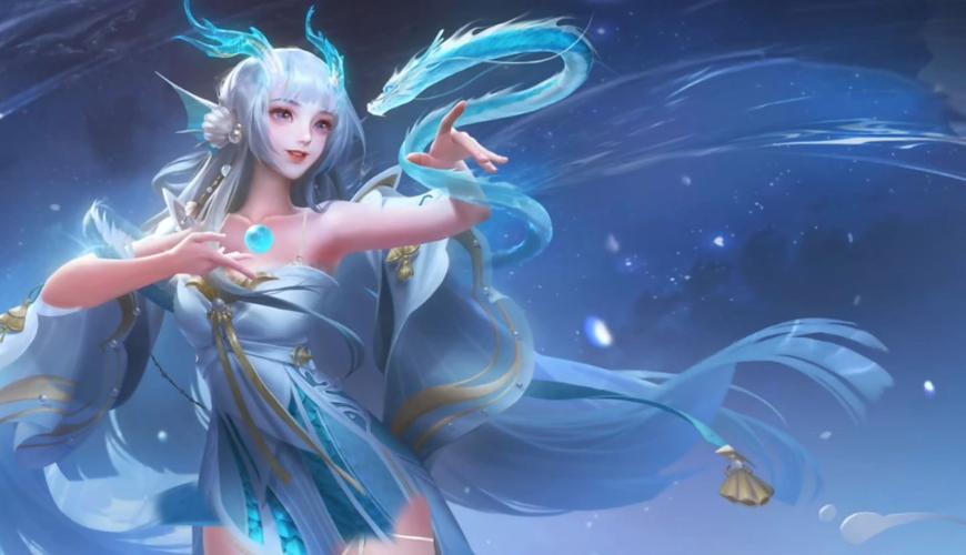 王者荣耀西施游龙清影去掉所有服装截图