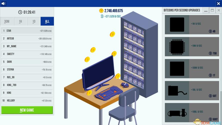 CryptocurrencyClicker(加密货币挖矿模拟器)