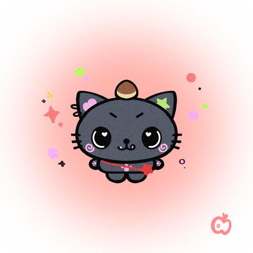 可爱兔culite占星猫糖心图标