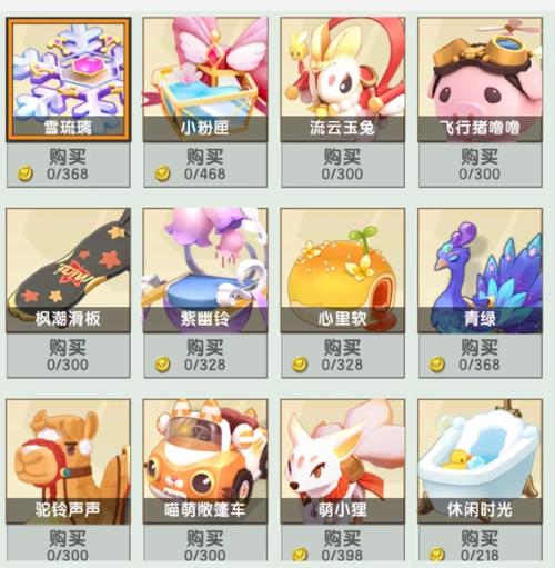 迷你世界全部坐骑解锁升级版图标