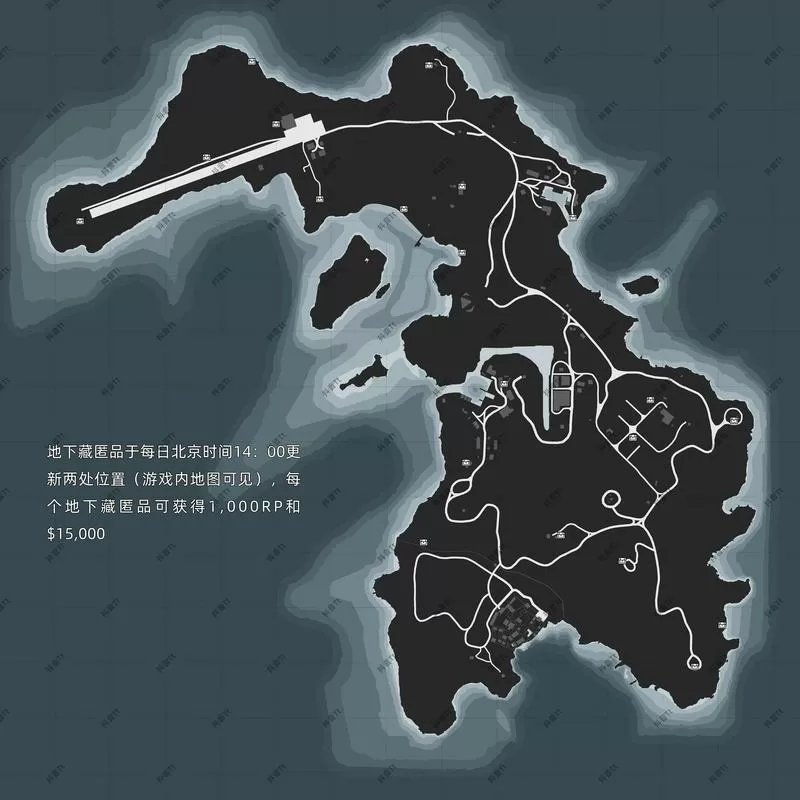 gta5佩里科岛宝藏位置图标