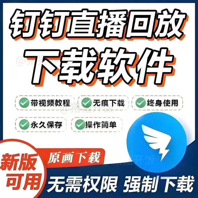 钉钉直播回放怎么保存图标