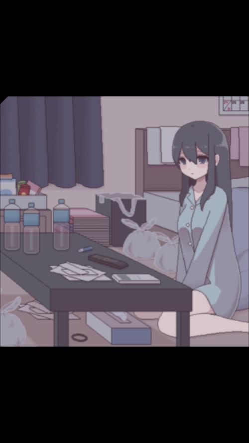家里蹲少女像素游戏