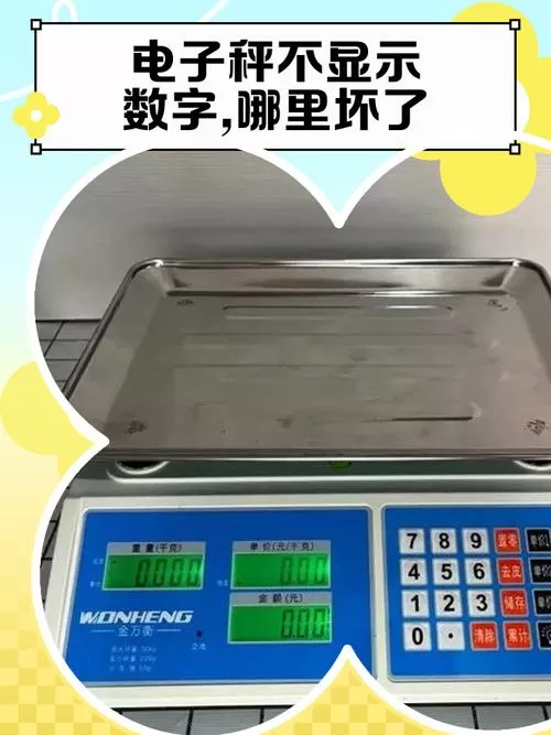 电子秤亮屏但不显示数字是什么原因图标