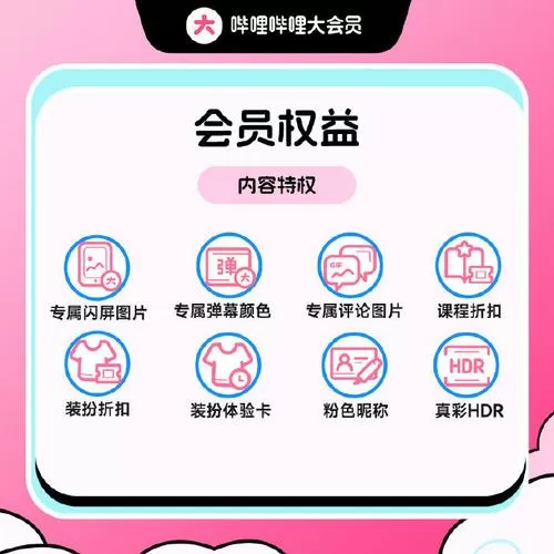 哔哩哔哩大会员卡有什么用