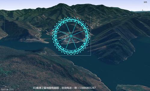 带罗盘的卫星地图免费无限刷邀请版图标