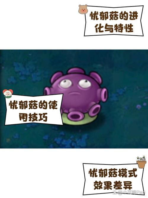 植物大战僵尸里面的忧郁菇图标
