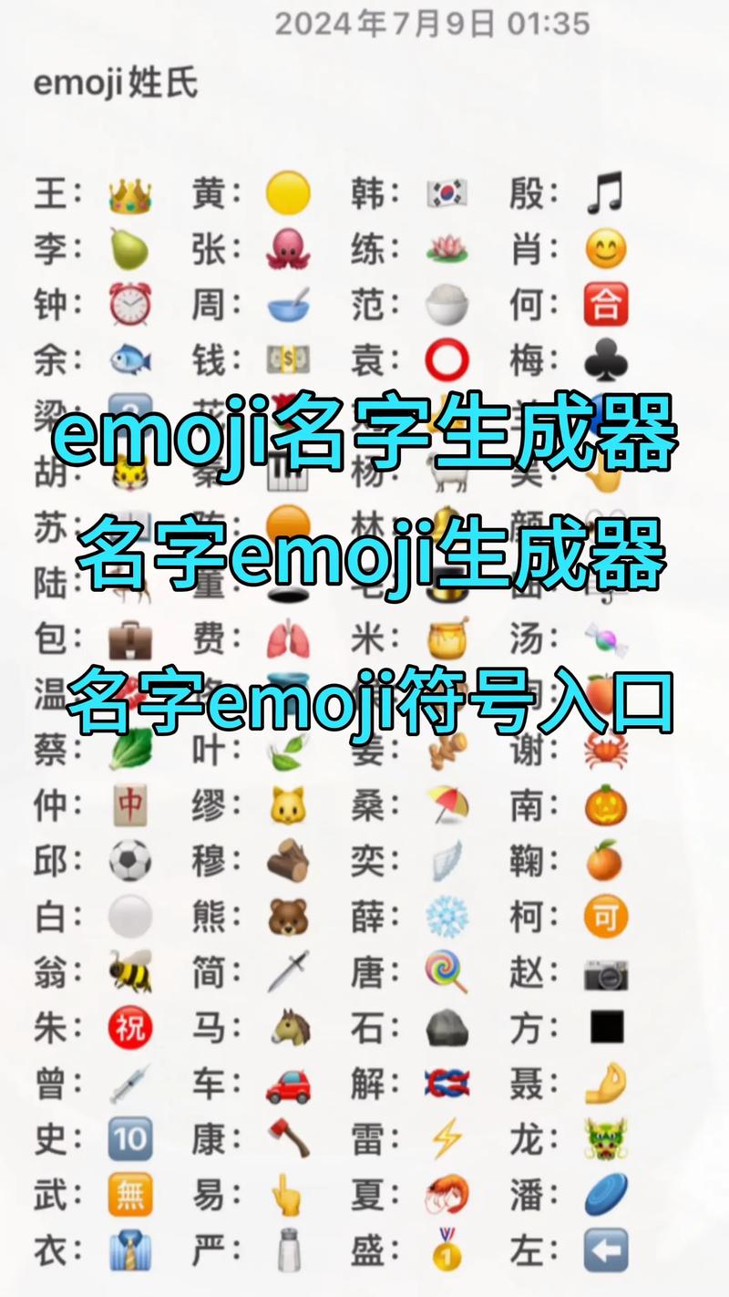 名字emoji生成器