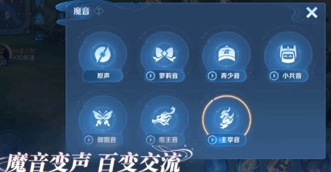 手机怎么开变声器打王者图标