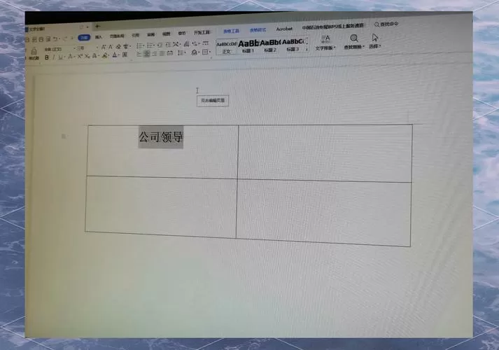 word文档表格文字居中