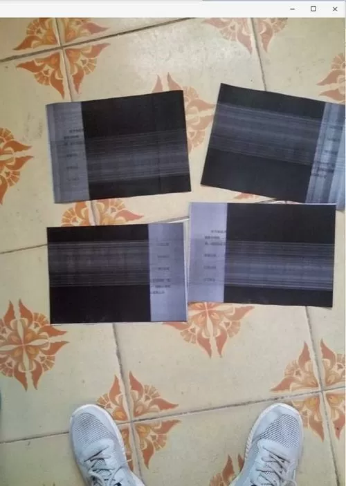 加完碳粉以后打印有黑条图标
