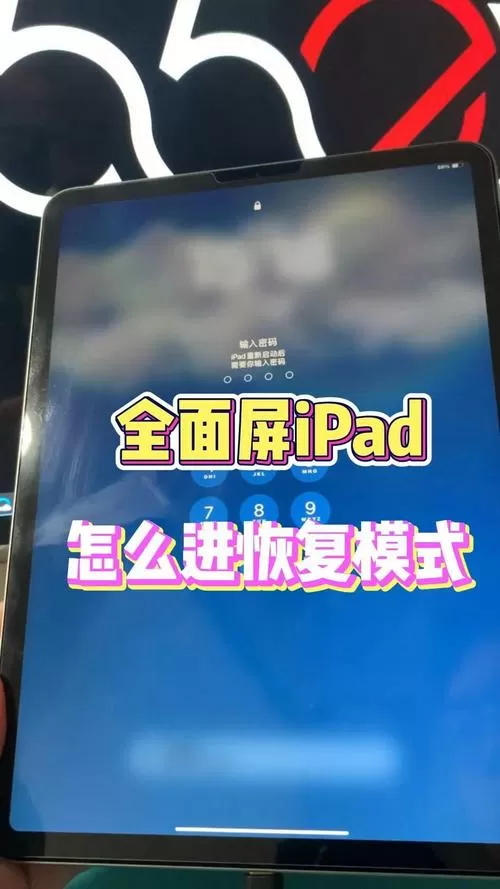 iPad进入恢复模式