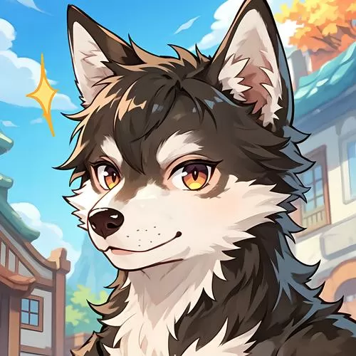 《小狼狗》by七彩图标