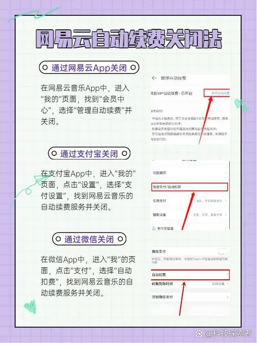 支付宝网易云如何取消自动续费?截图