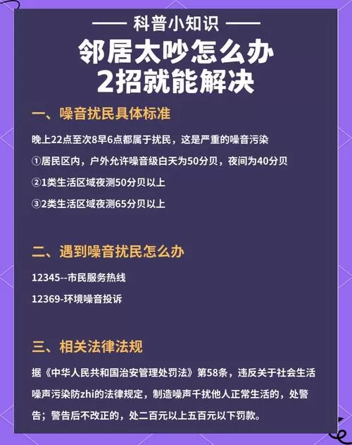 隔壁噪音扰民怎么解决截图
