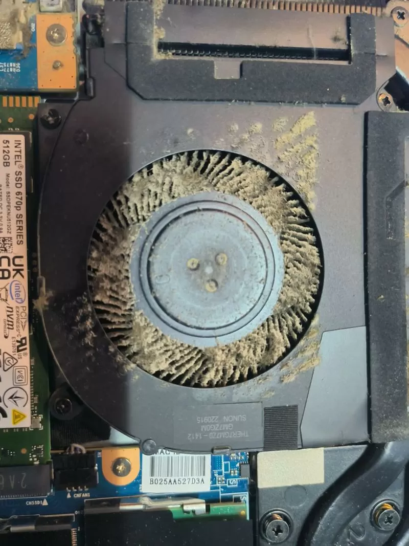 笔记本风扇清灰截图
