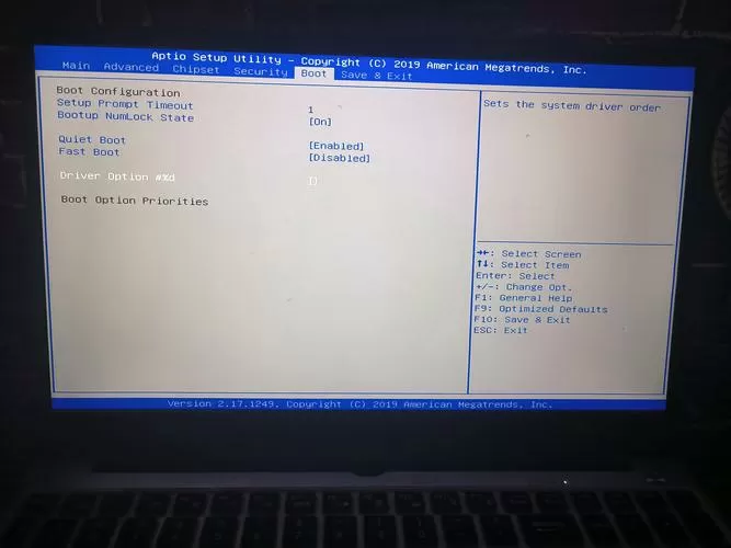 电脑一直在bios界面无法开机图标