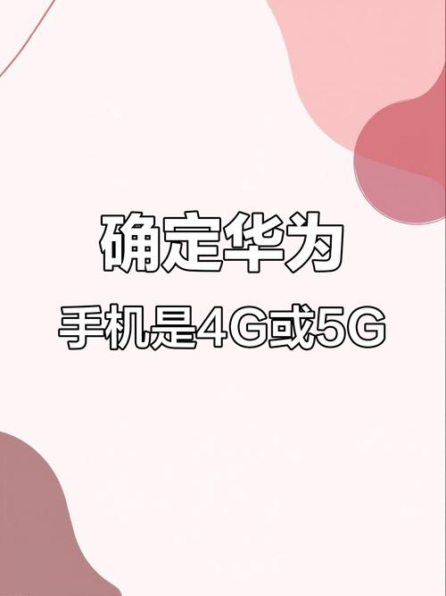 华为打开5G怎么显示的是4G图标