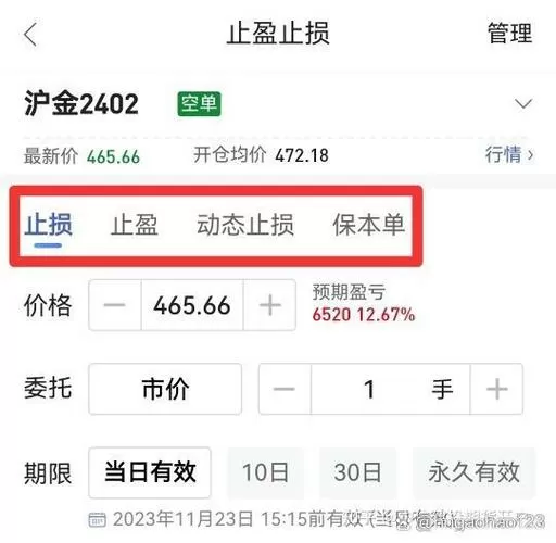 止盈止损是自动卖出吗截图