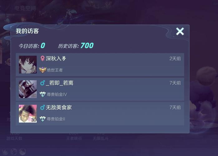 王者有今日访客但看不到是谁图标