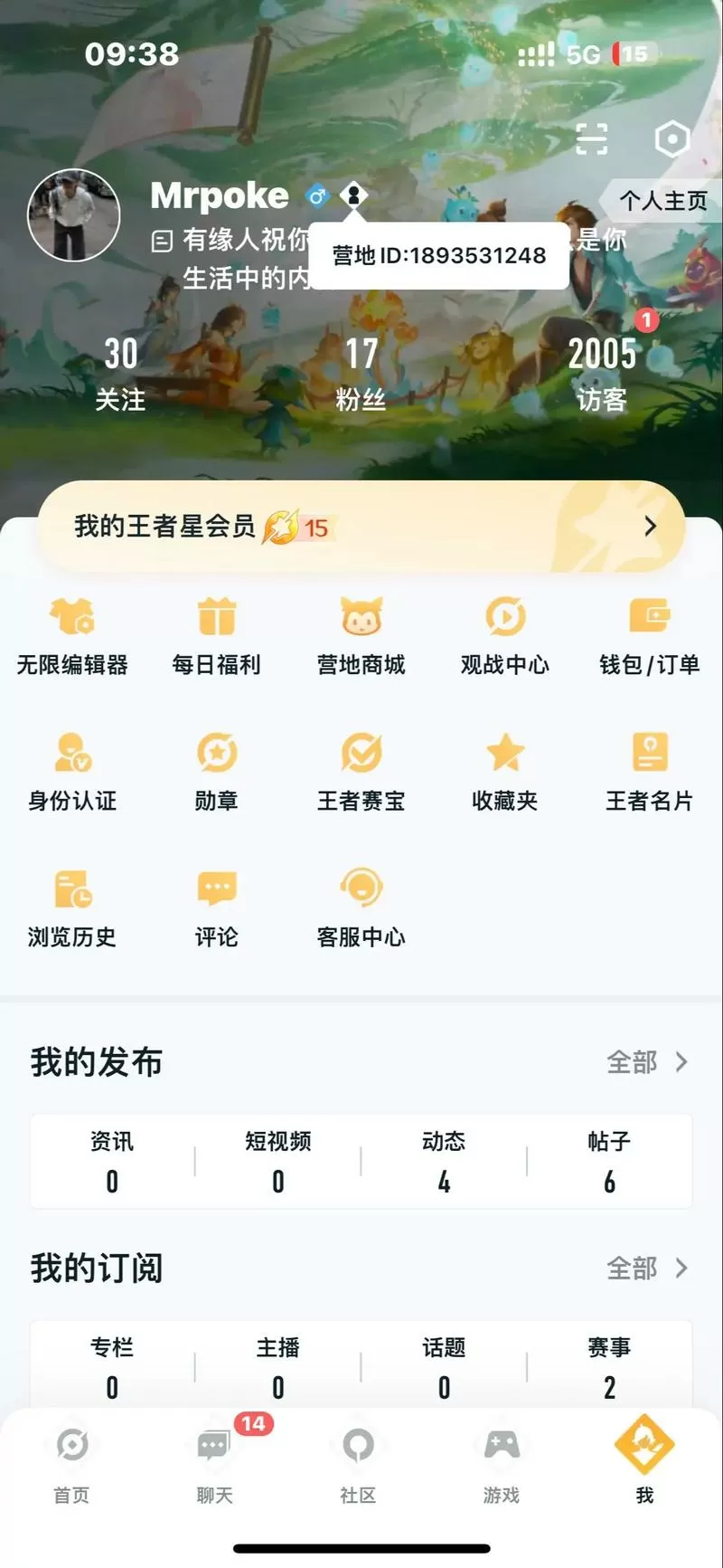 王者营地怎么设置大号小号显示图标