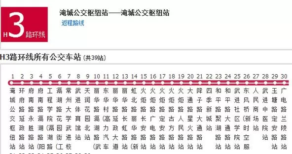 h3公交车路线站点查询最新图标